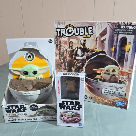 Star Wars | Toys | Star Wars Mandalorian Grogu Set With Bubble Machine ...